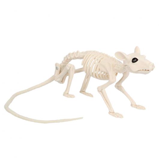 Skelett Dekoration Råtta med Justerbar Svans - Partyhallen.se