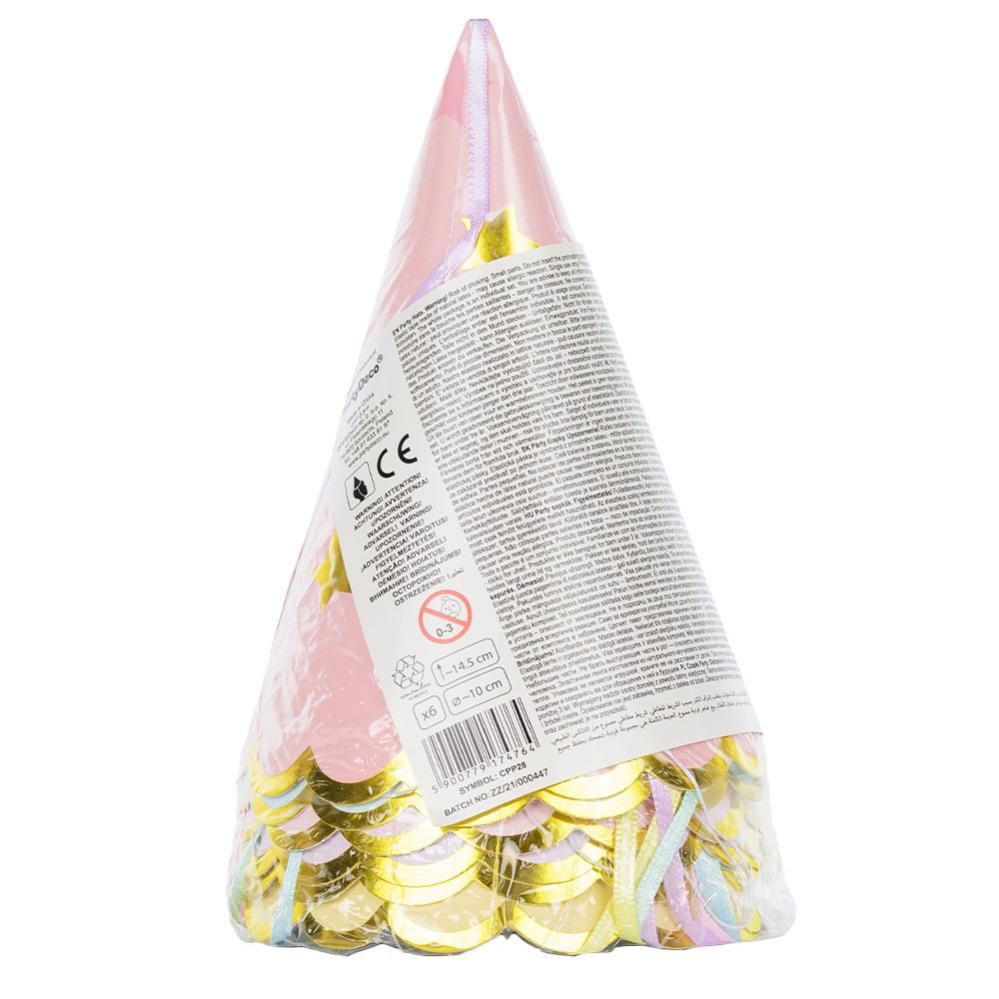 Partyhattar Rosa med Stjärnor - Partyhallen.se