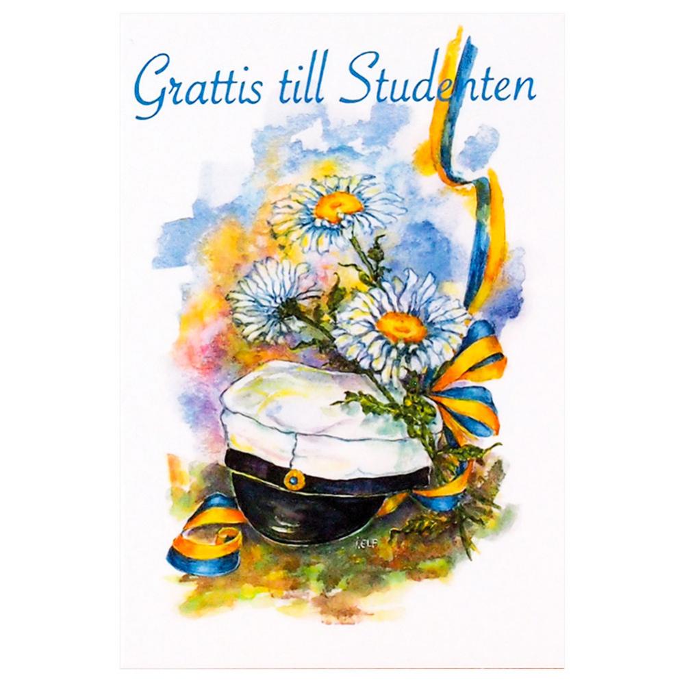Grattis Till Studenten Grattiskort Mini - Partyhallen.se