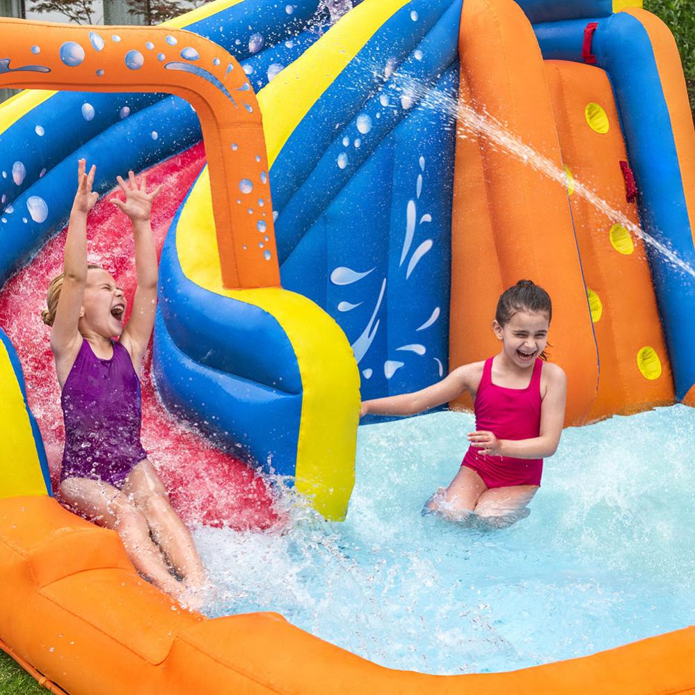 Uppblåsbar Vattenpark Turbo Splash Water Zone - Partyhallen.se