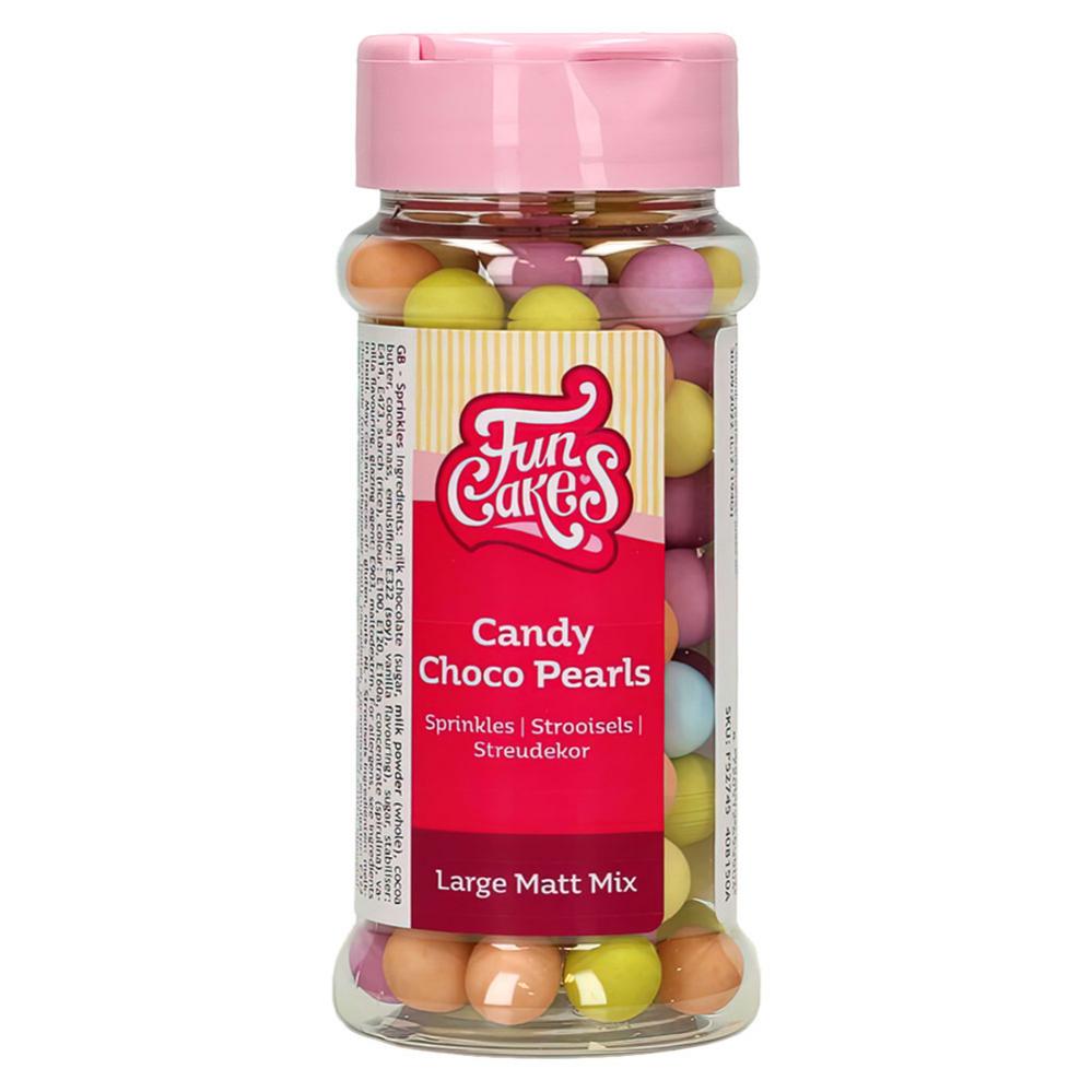 Strössel Choco Pearls Stora Matt Mix - Partyhallen.se