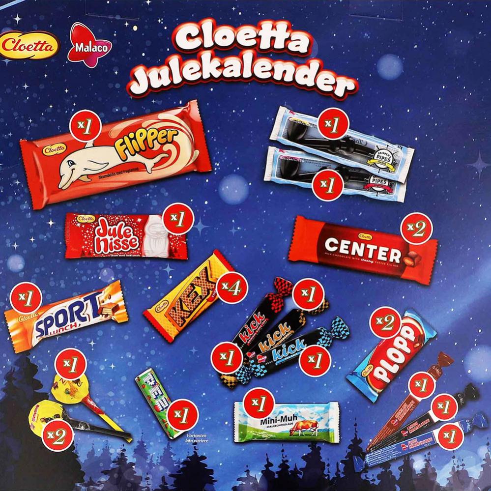 Cloetta och Malaco Adventskalender - Partyhallen.se