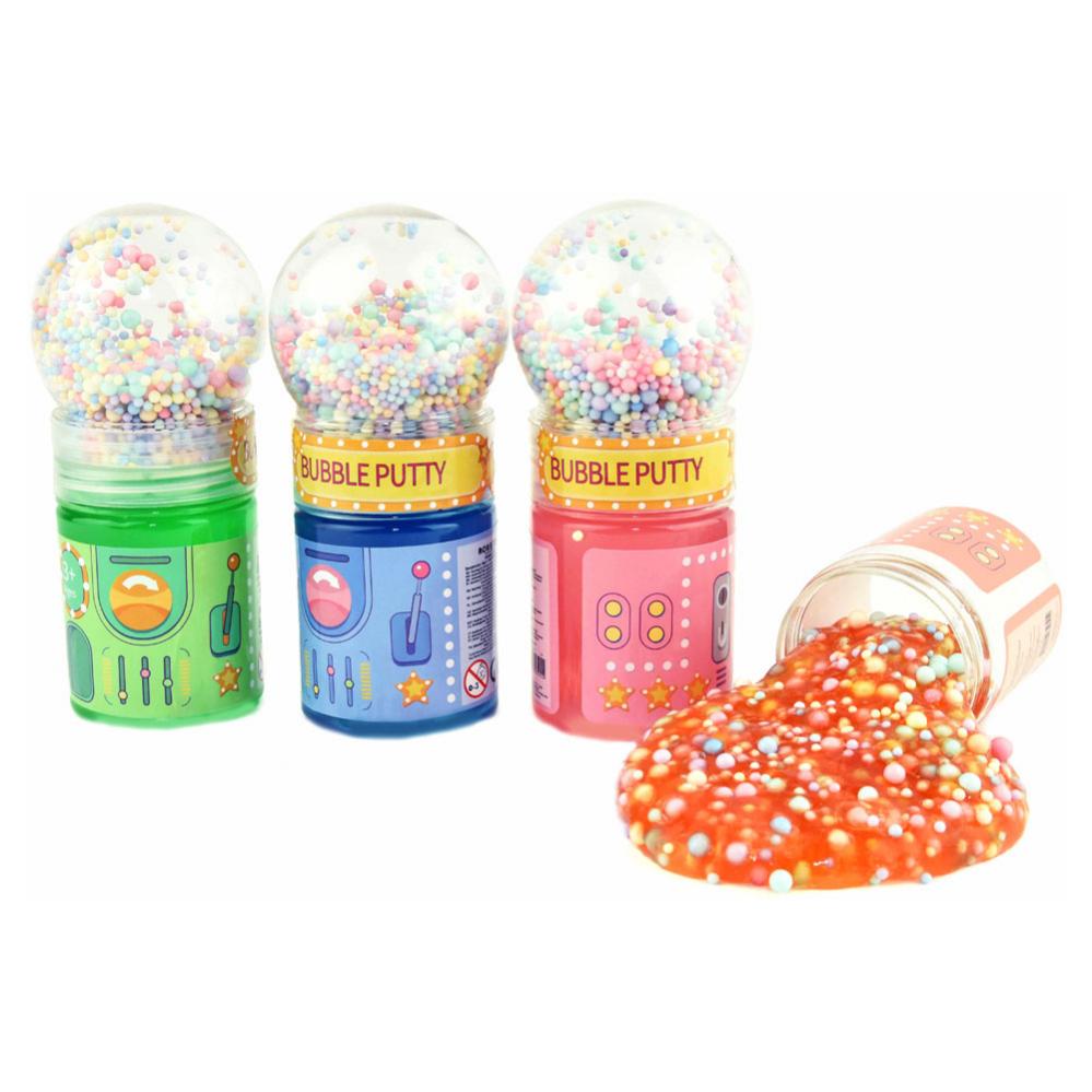 Bubble Putty Slime med Skumpärlor - Partyhallen.se