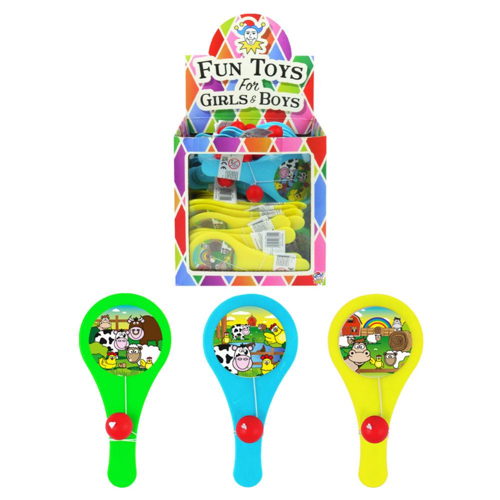 Racket med Boll Bondgårdsdjur Mini - Partyhallen.se