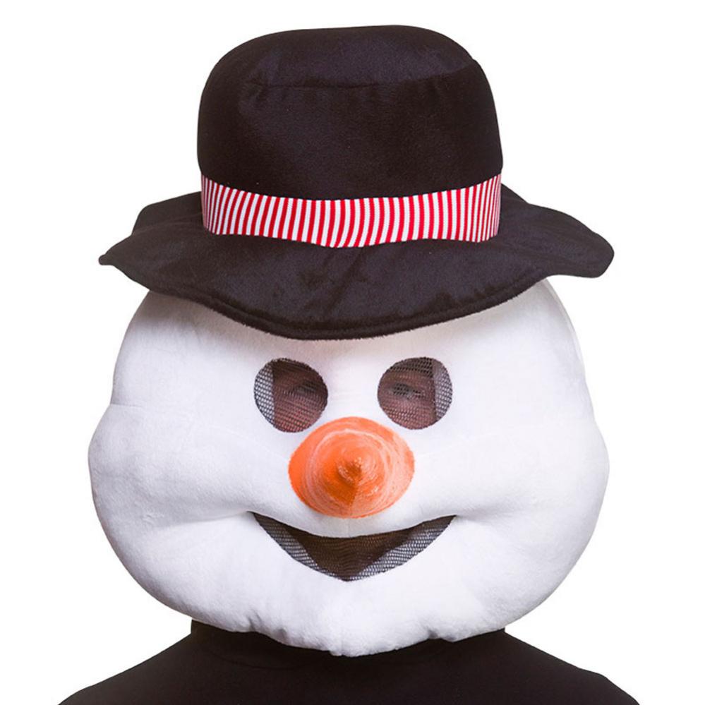 Stor Snögubbe Mask - Partyhallen.se