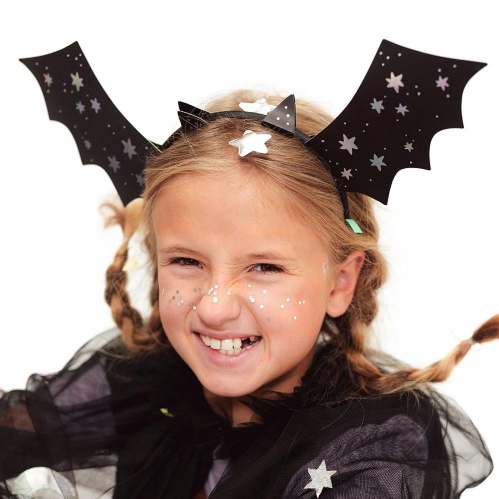 DIY Fladdermus Diadem Barn 4-Pack - Partyhallen.se
