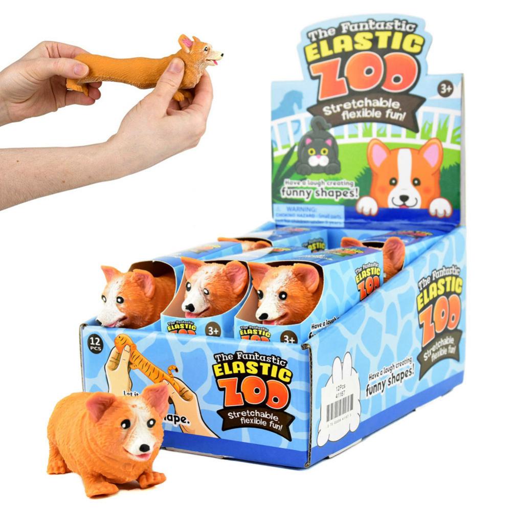 Hund Corgi Stretchig Leksak - Partyhallen.se