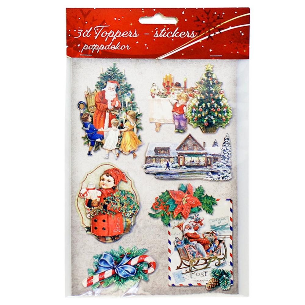 Julstickers 3D - Partyhallen.se