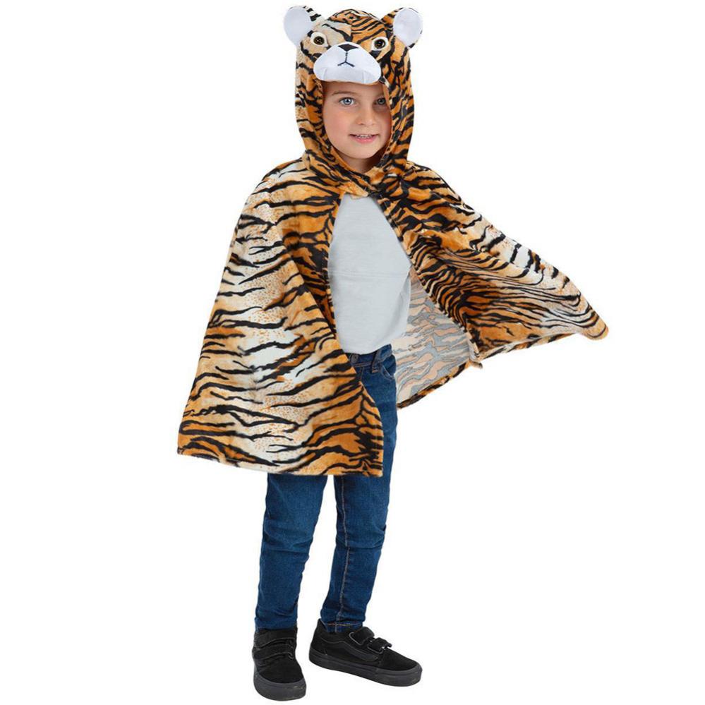 Deluxe Tiger Cape Barn 4-7 år - Partyhallen.se