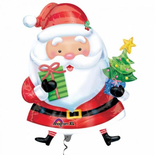 Tomte med Klappar Folieballong - Partyhallen.se