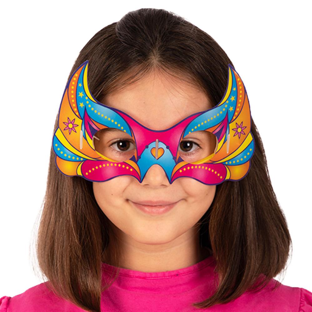 Glow Mask Katt Barn - Partyhallen.se