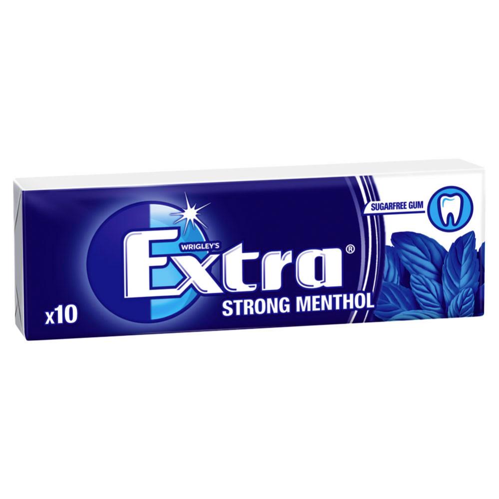 Wrigley's Extra White Strong Menthol Tuggummi - Partyhallen.se