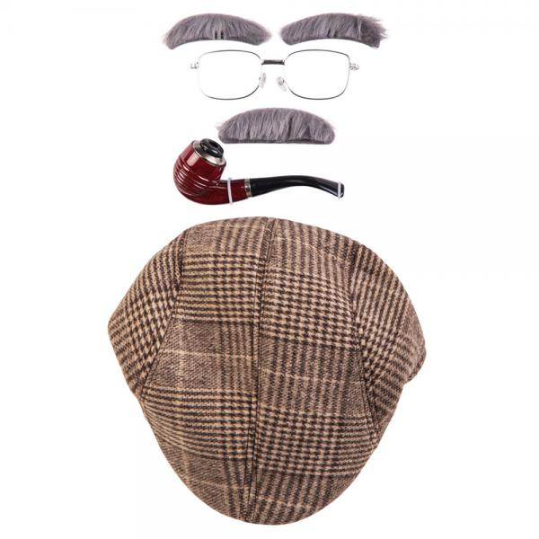 Gammal Gubbe Maskerad Kit - Partyhallen.se