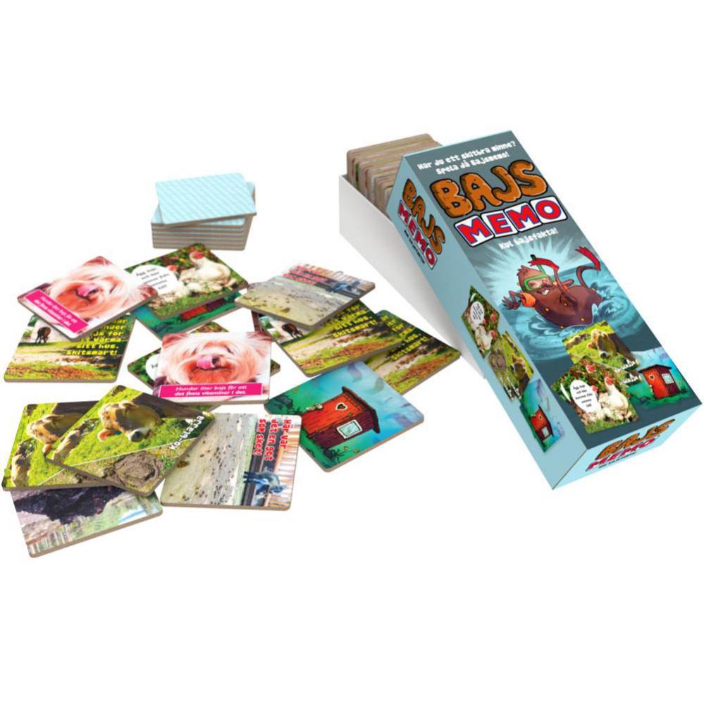 Bajs Memo Spel - Partyhallen.se