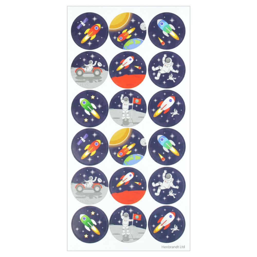 Rymden Klistermärken - Partyhallen.se