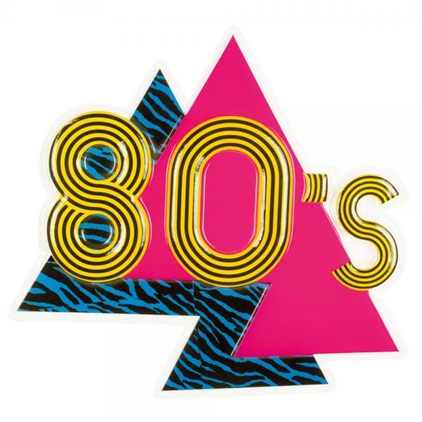 80-tals Skylt Dekoration - Partyhallen.se