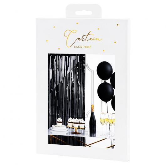 Svart Party Draperi - Partyhallen.se