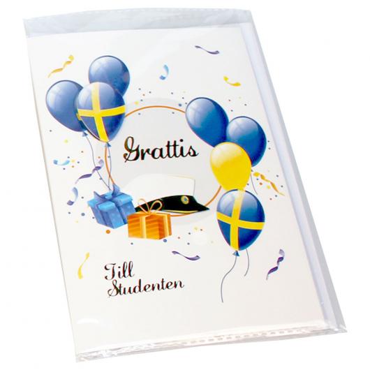 Student Grattiskort med Kuvert - Partyhallen.se