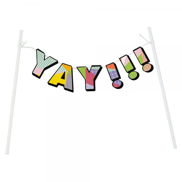 YAY Cake Topper - Partyhallen.se