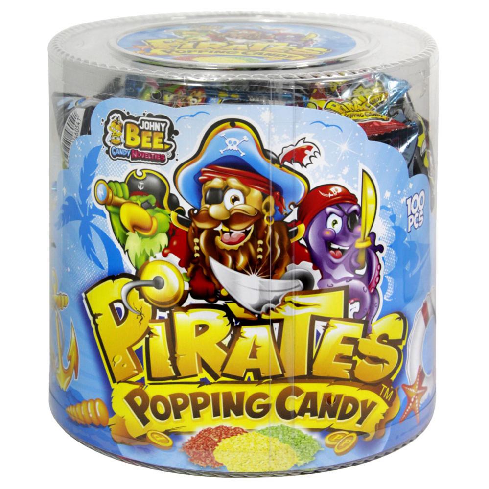 Johny Bee Pirates Popping Candy - Partyhallen.se