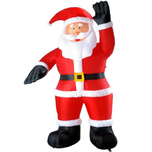 Stor Uppblåsbar Tomte med Belysning - Partyhallen.se