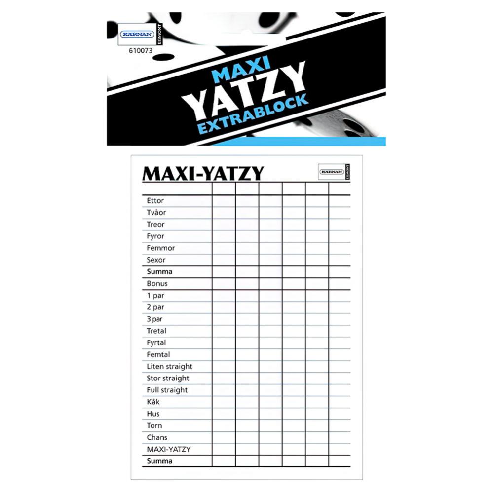 Maxi Yatzy - Partyhallen.se