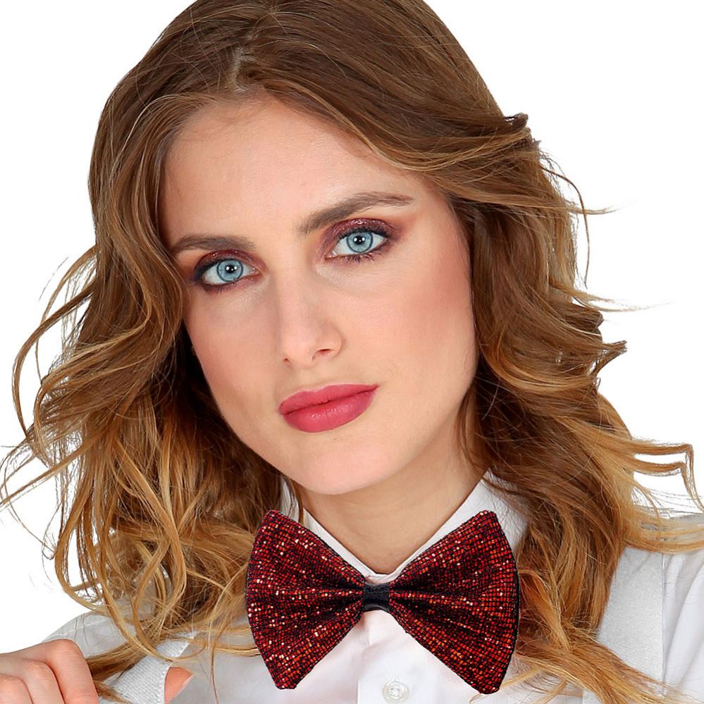 Glitter Fluga Röd - Partyhallen.se