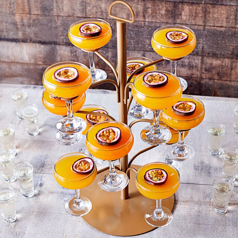 Drinkställ Guld - Partyhallen.se