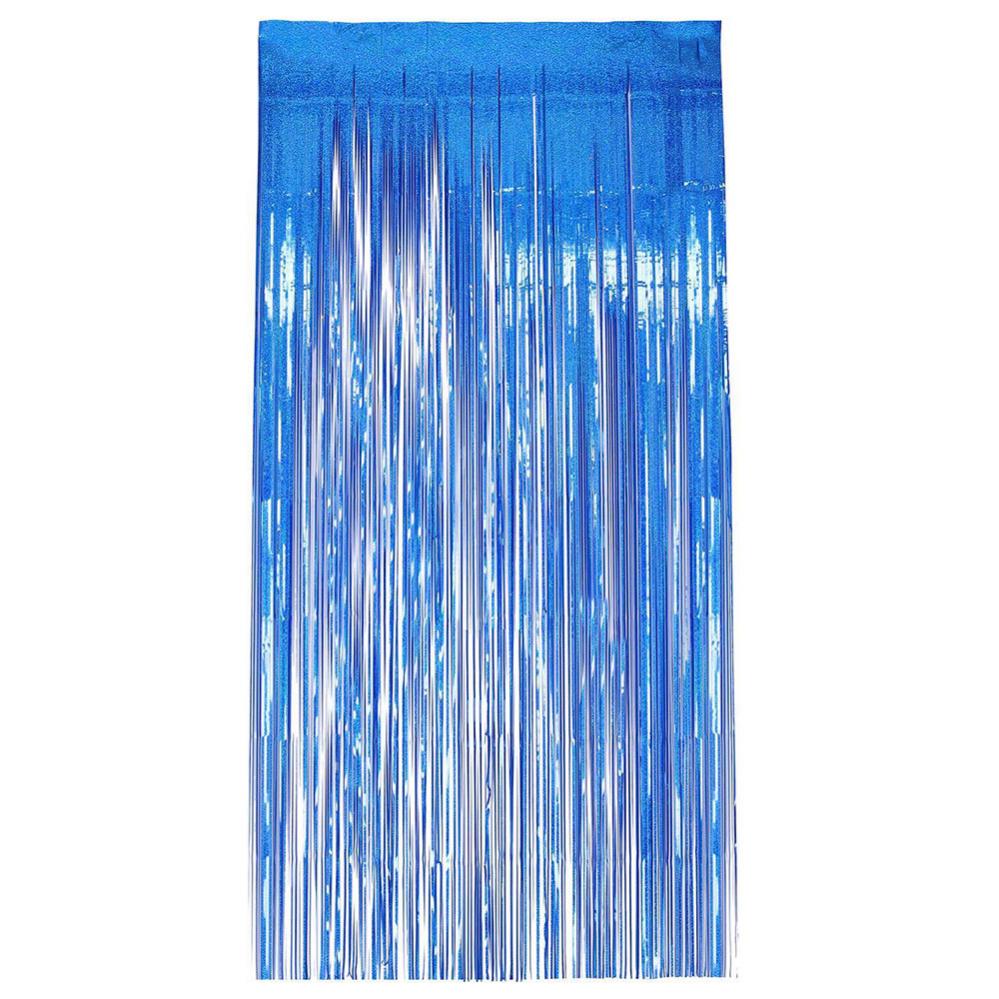 Party Draperi Holografisk Blå - Partyhallen.se