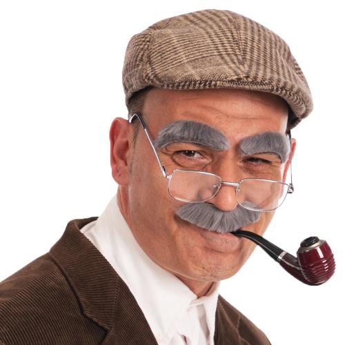 Gammal Gubbe Maskerad Kit - Partyhallen.se
