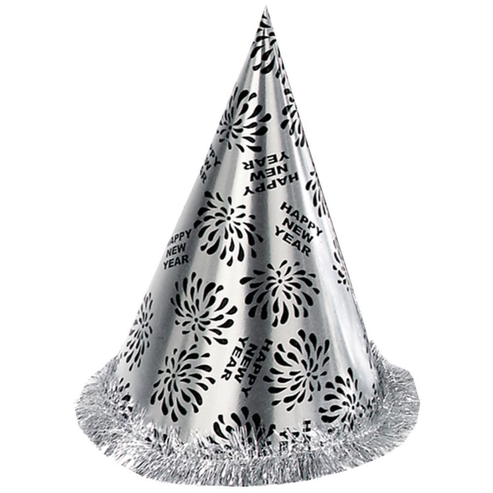 Partyhatt Nyår Silver - Partyhallen.se