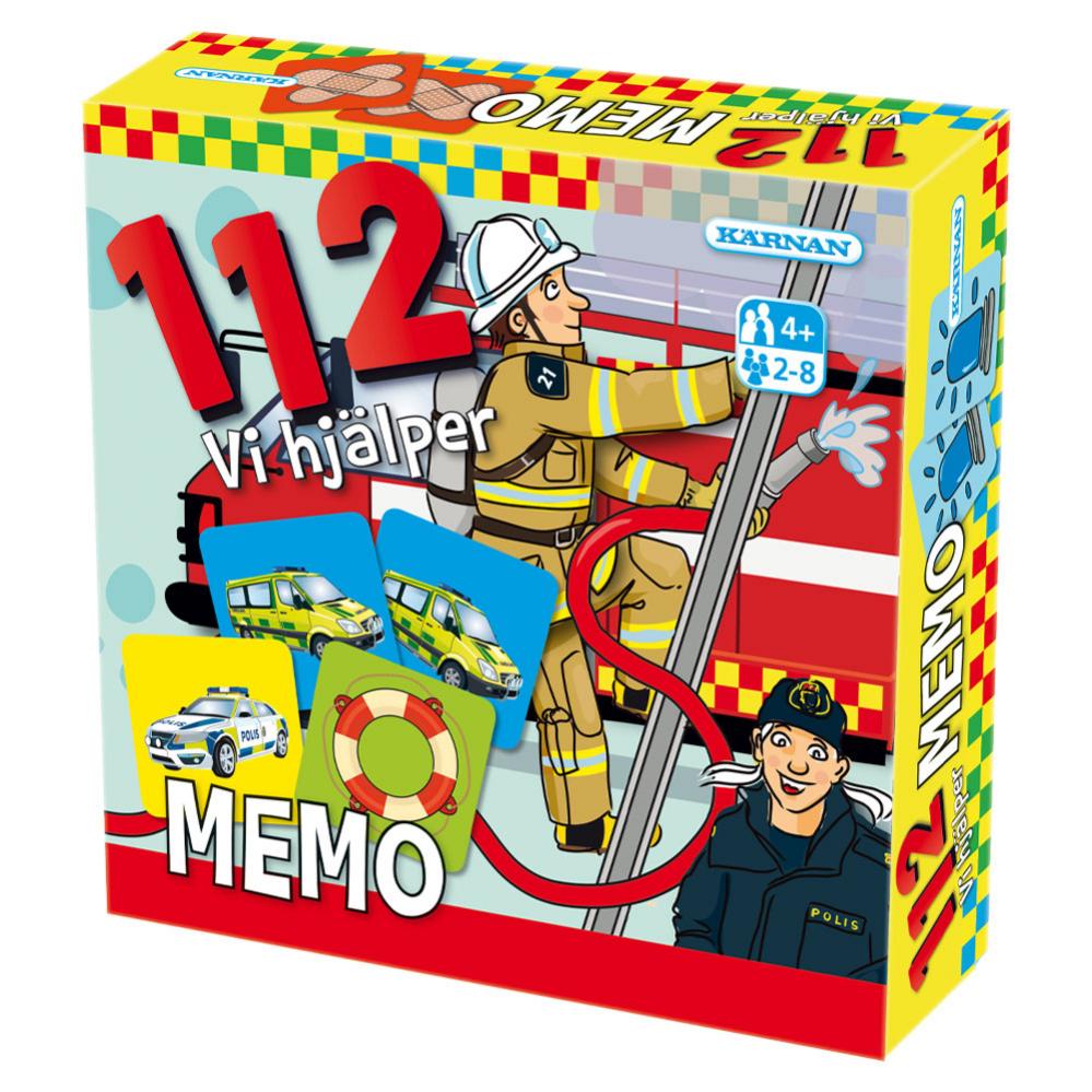 112 Vi Hjälper Memo Spel - Partyhallen.se