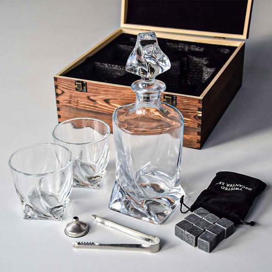 Twisted Whiskey Karaff Set