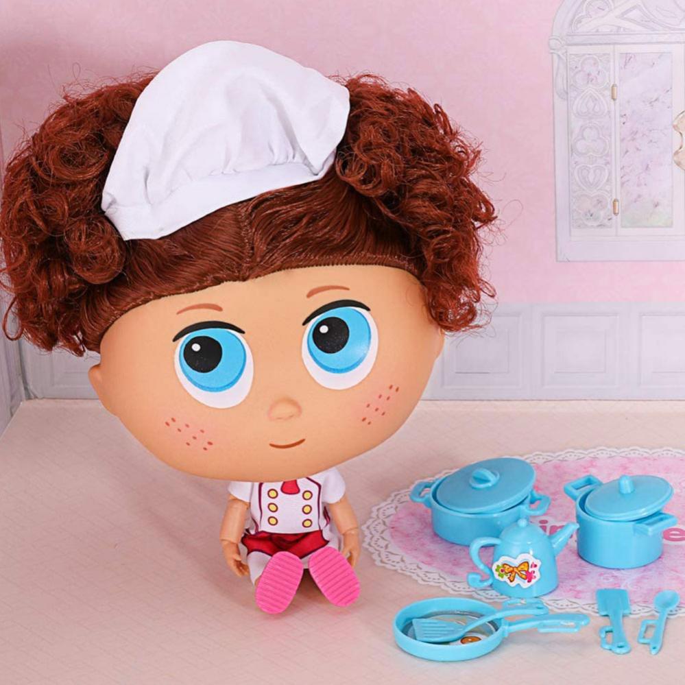 Big Head Doll Set Kock - Partyhallen.se