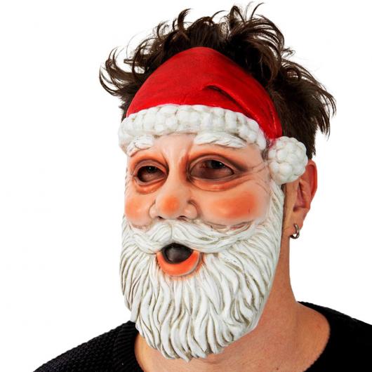 Tomte Mask Latex - Partyhallen.se