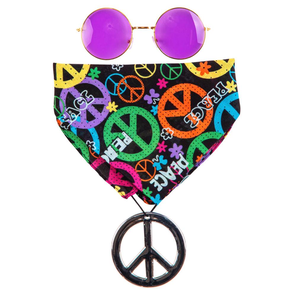 Hippie Maskerad Kit - Partyhallen.se