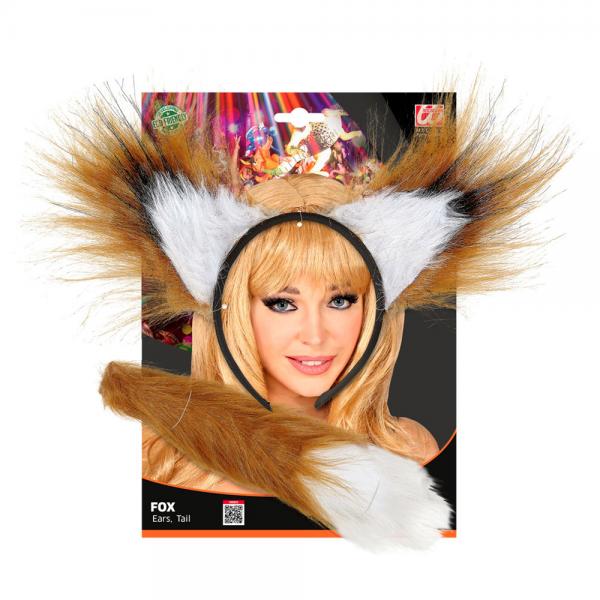 Räv Svans och Öron Tillbehörskit - Partyhallen.se