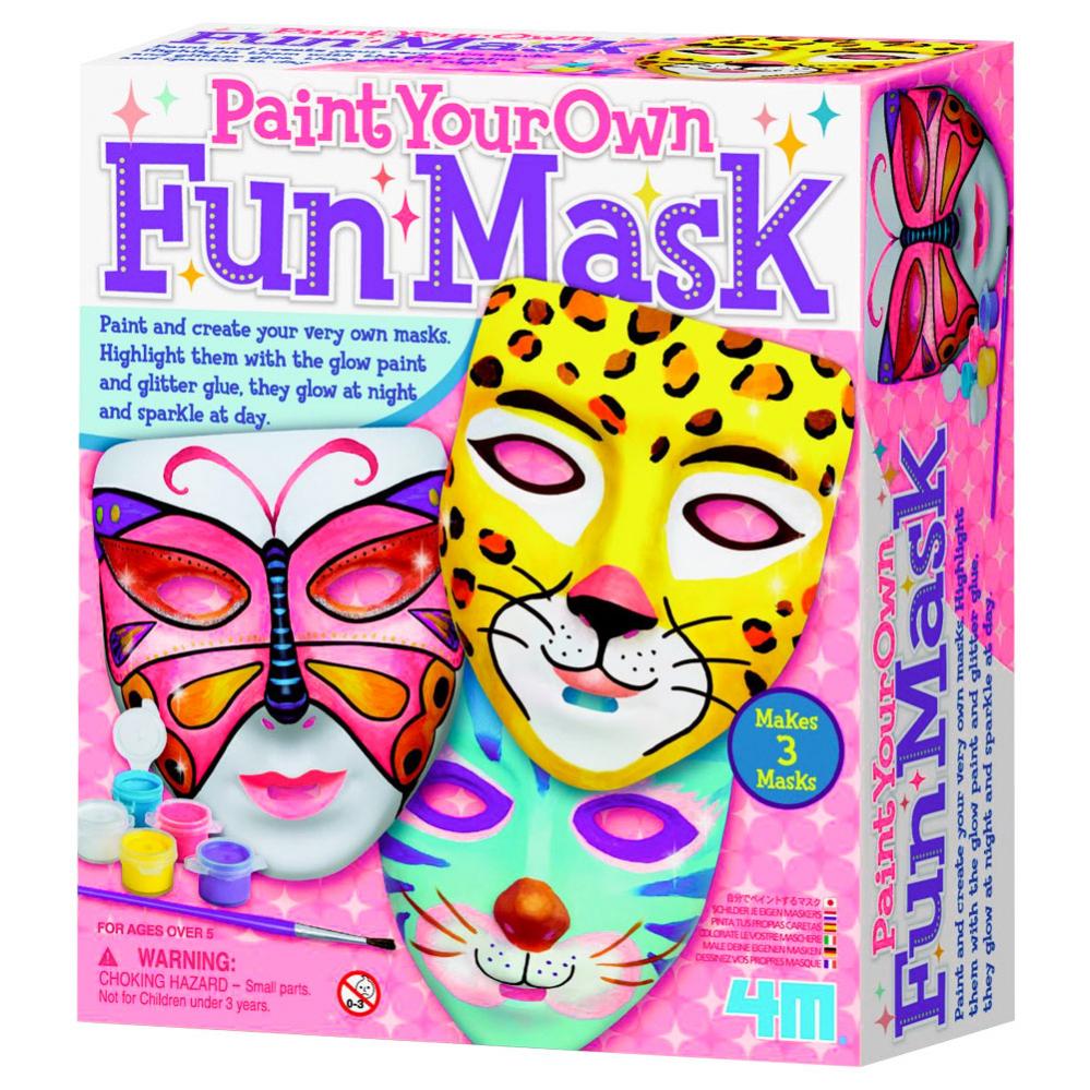 Måla Dina Egna Maskerad Masker Kit - Partyhallen.se