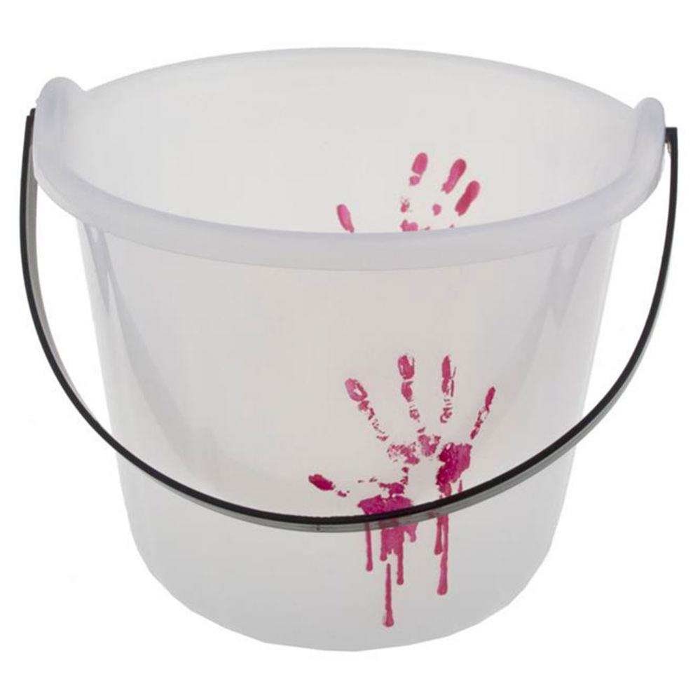 Blodig Halloween Hink Självlysande - Partyhallen.se