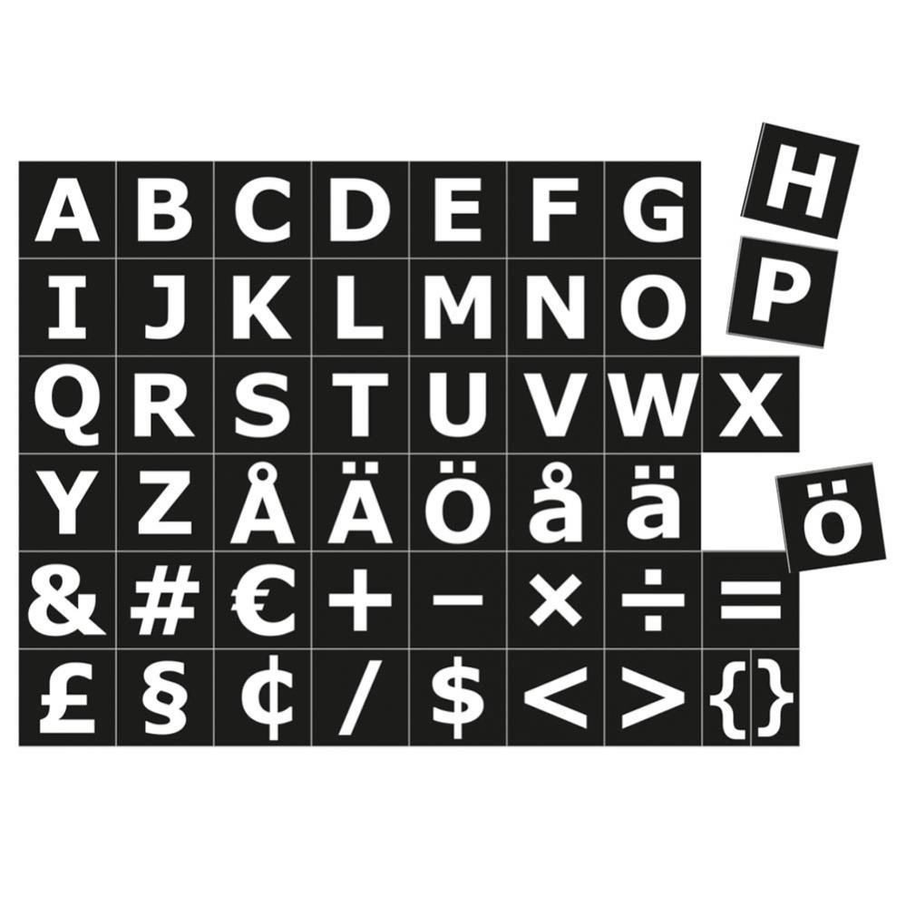 Magnetiska Bokstäver - Partyhallen.se