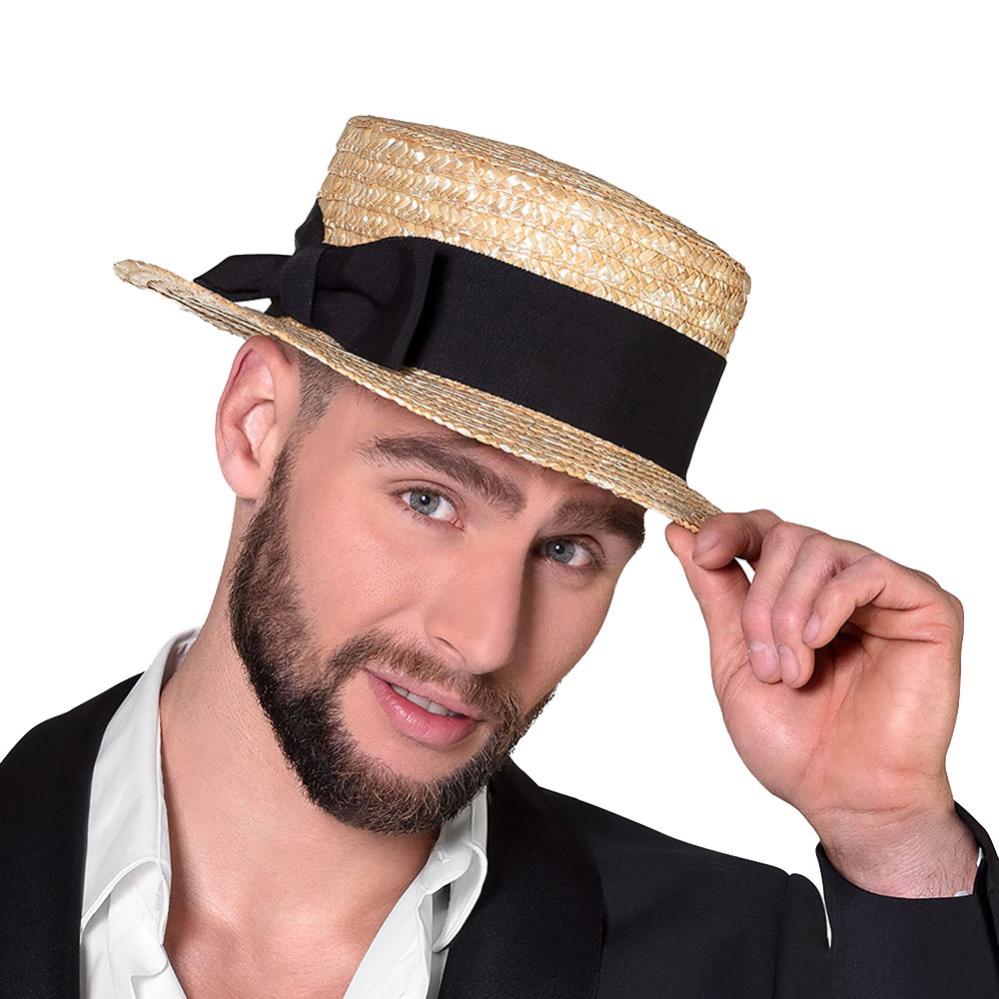 Stråhatt Boater - Partyhallen.se