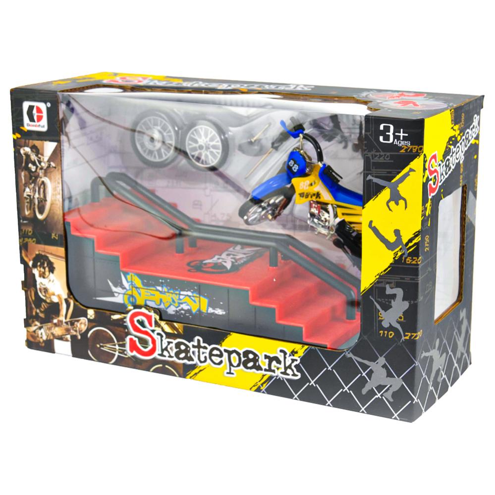 Skatepark Motocross Ramp Trappa Set - Partyhallen.se