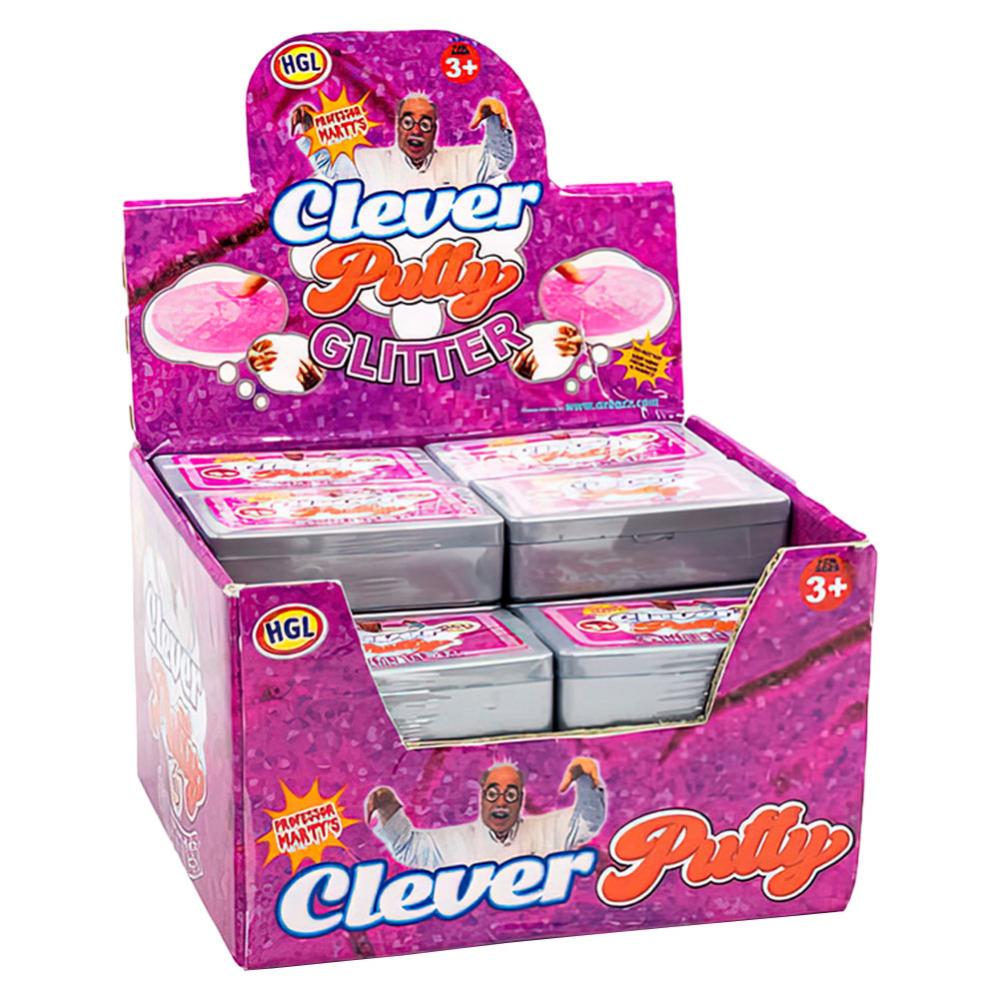 Clever Putty Slime Glitter - Partyhallen.se