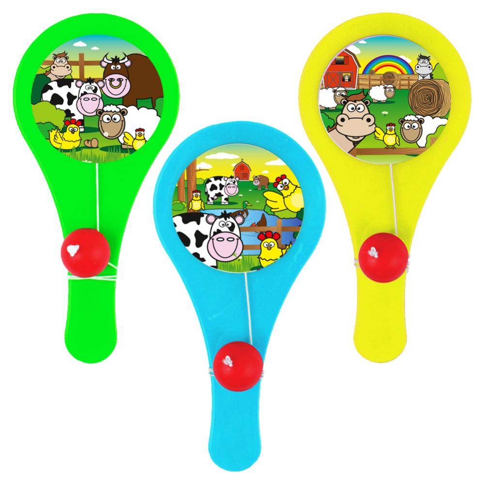 Racket med Boll Bondgårdsdjur Mini - Partyhallen.se