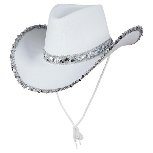 Cowgirl Hatt Vit - Partyhallen.se