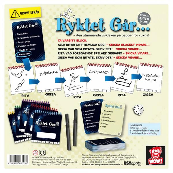 Ryktet Går After Dark Sällskapsspel - Partyhallen.se