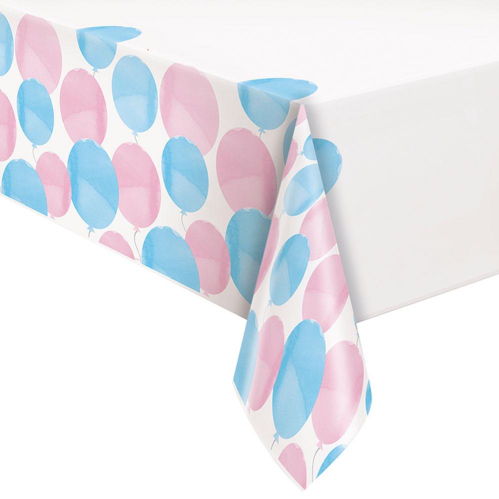 Boy or Girl Plastduk Blå & Rosa - Partyhallen.se