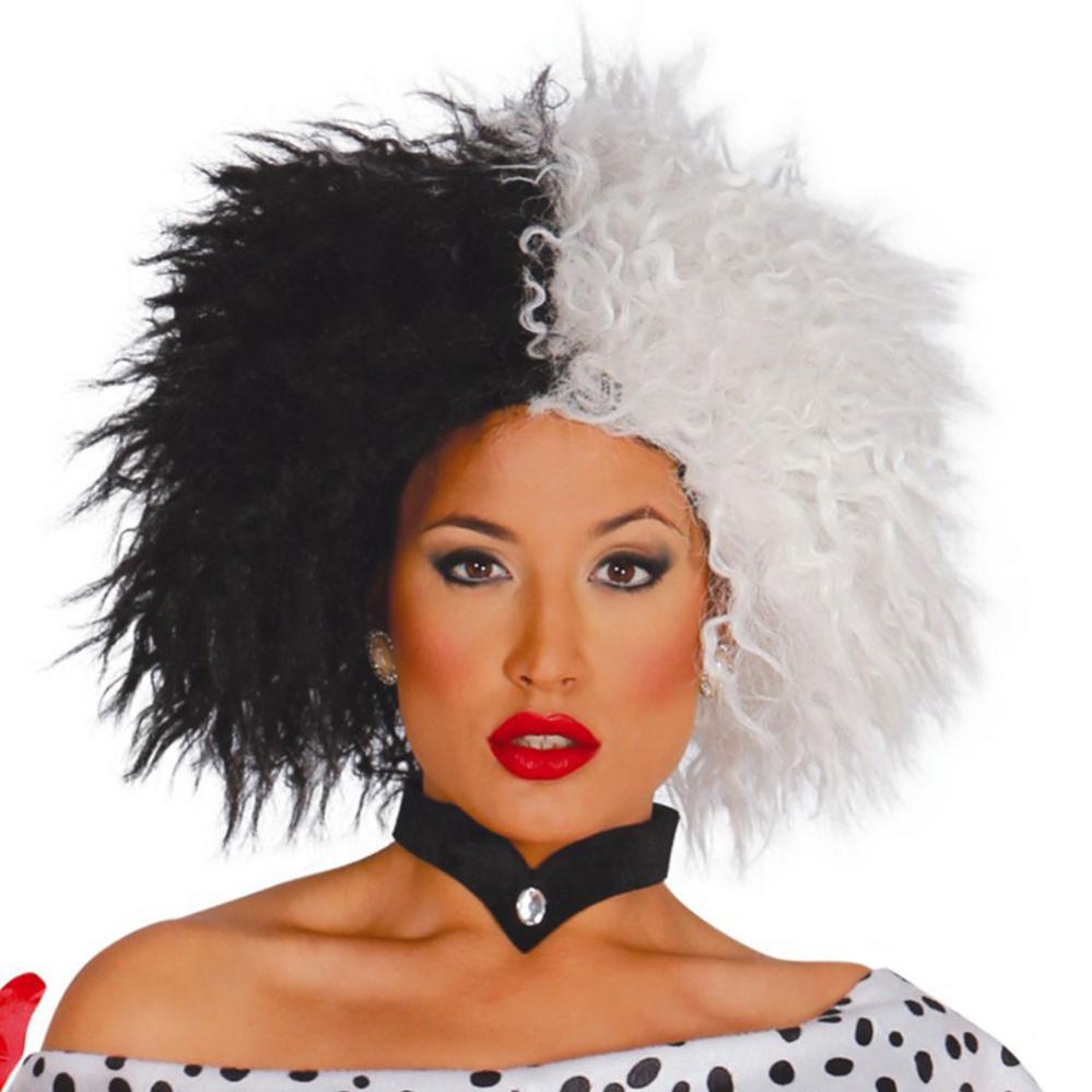 Kort Peruk Svartvit - Partyhallen.se