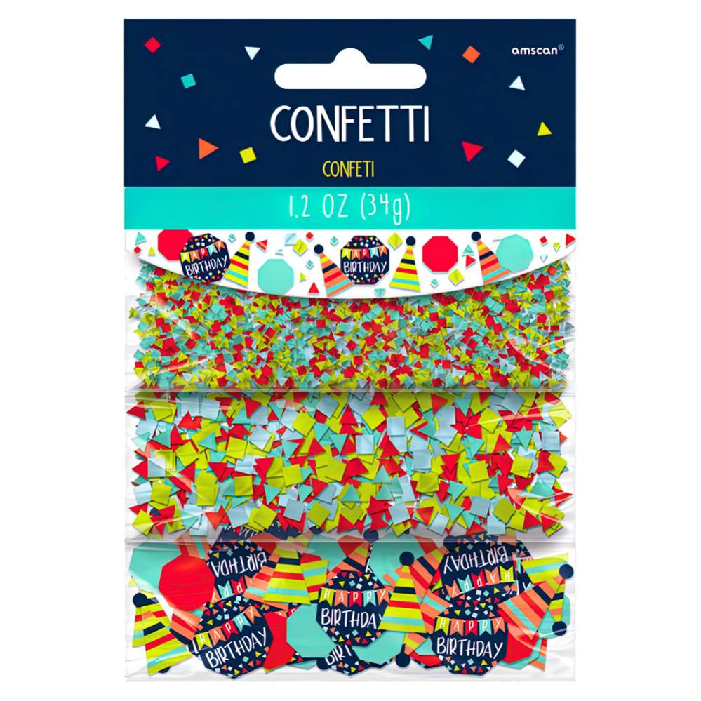 Happy Birthday Konfetti Celebrate - Partyhallen.se