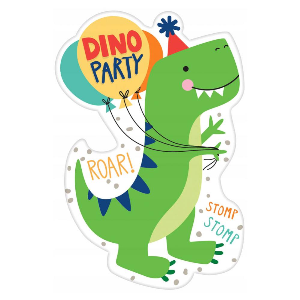 Dinosaurier Inbjudningskort - Partyhallen.se